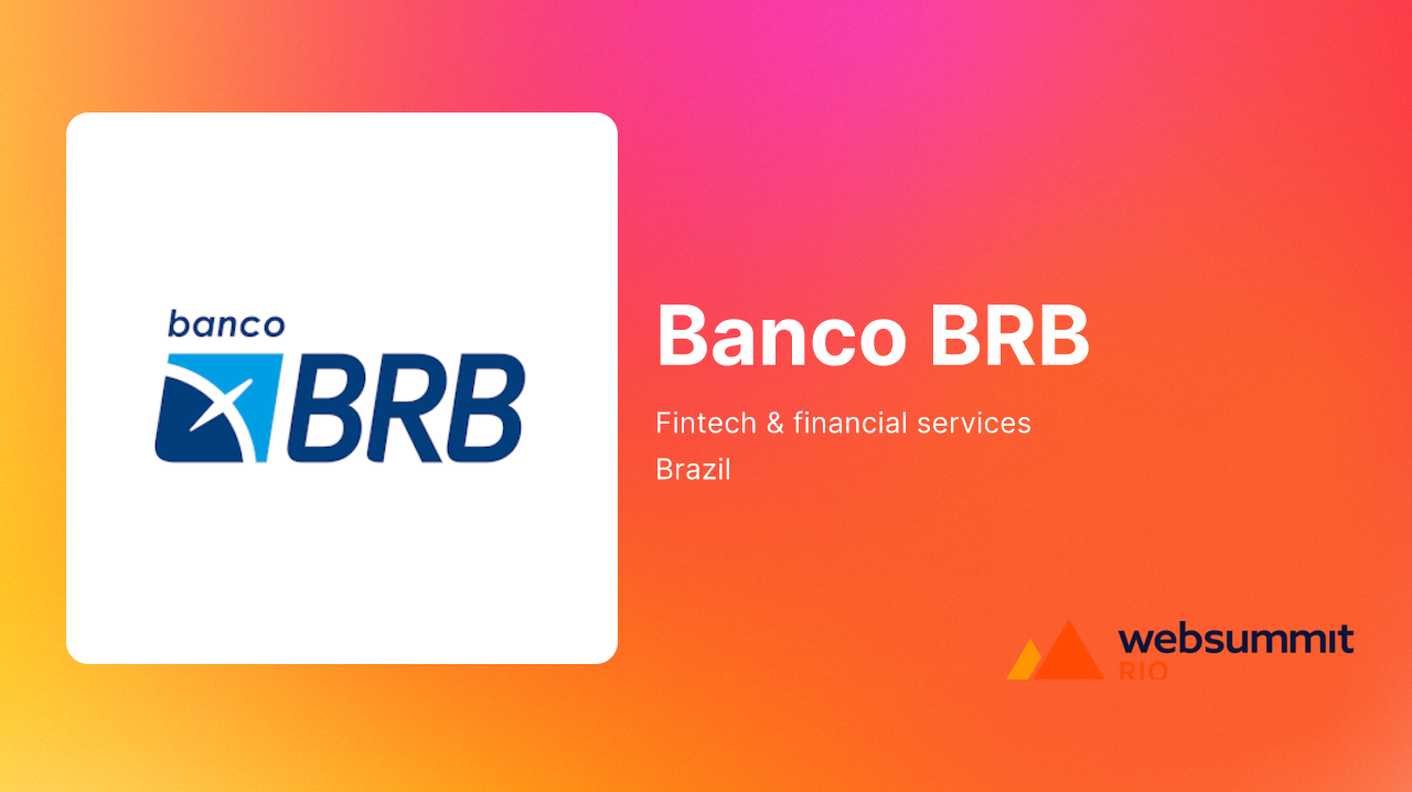 Banco BRB | Web Summit Rio