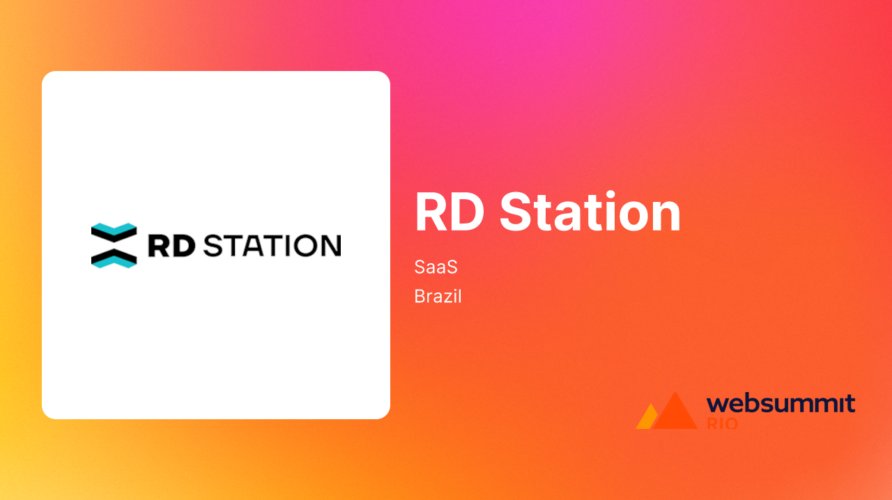 RD Station | Web Summit Rio