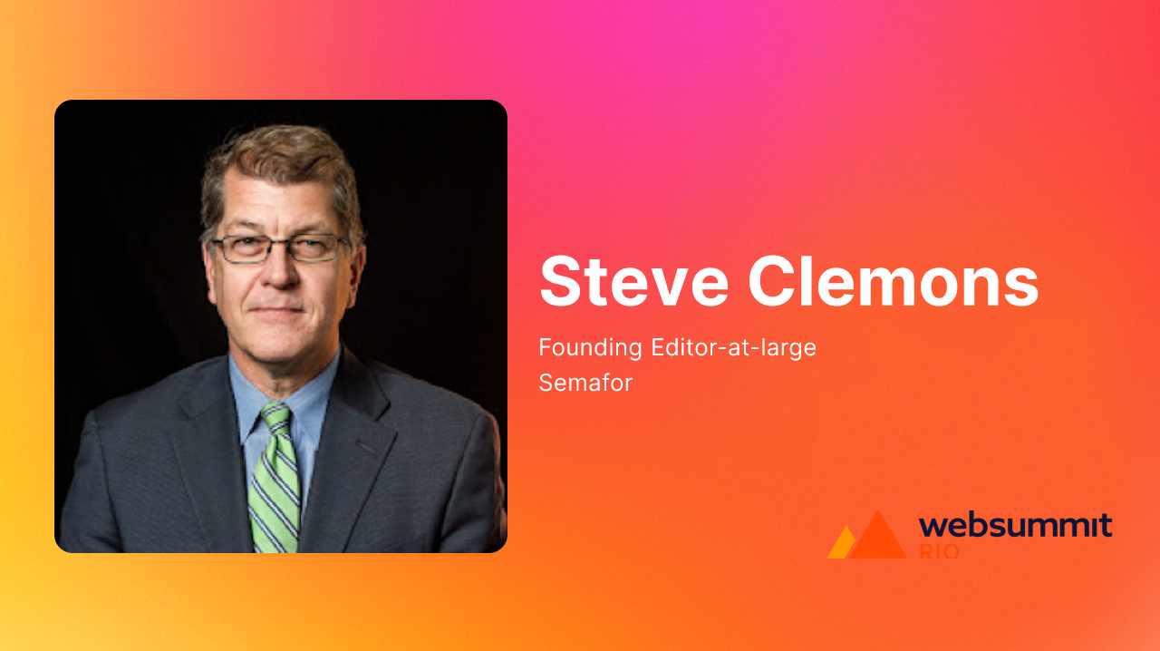 Steve Clemons | Web Summit Rio