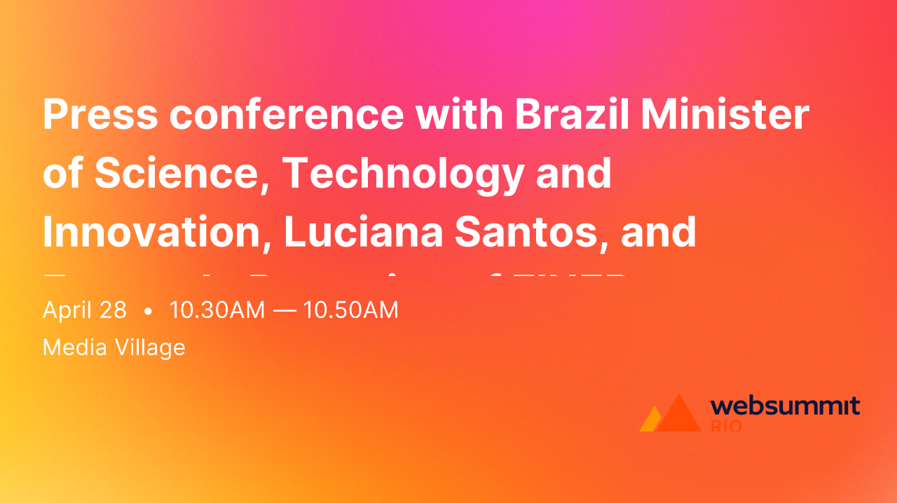 Press conference with Brazil Minister of Science, Technology and ...